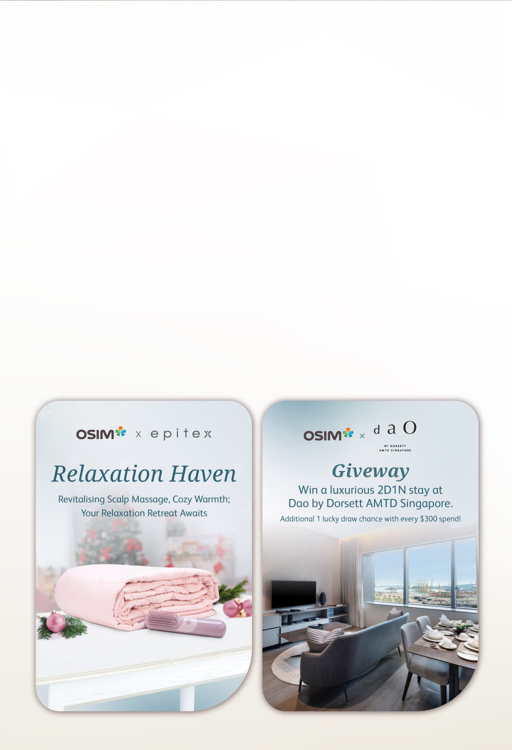 OSIM Corporate Partnership | OSIM Singapore