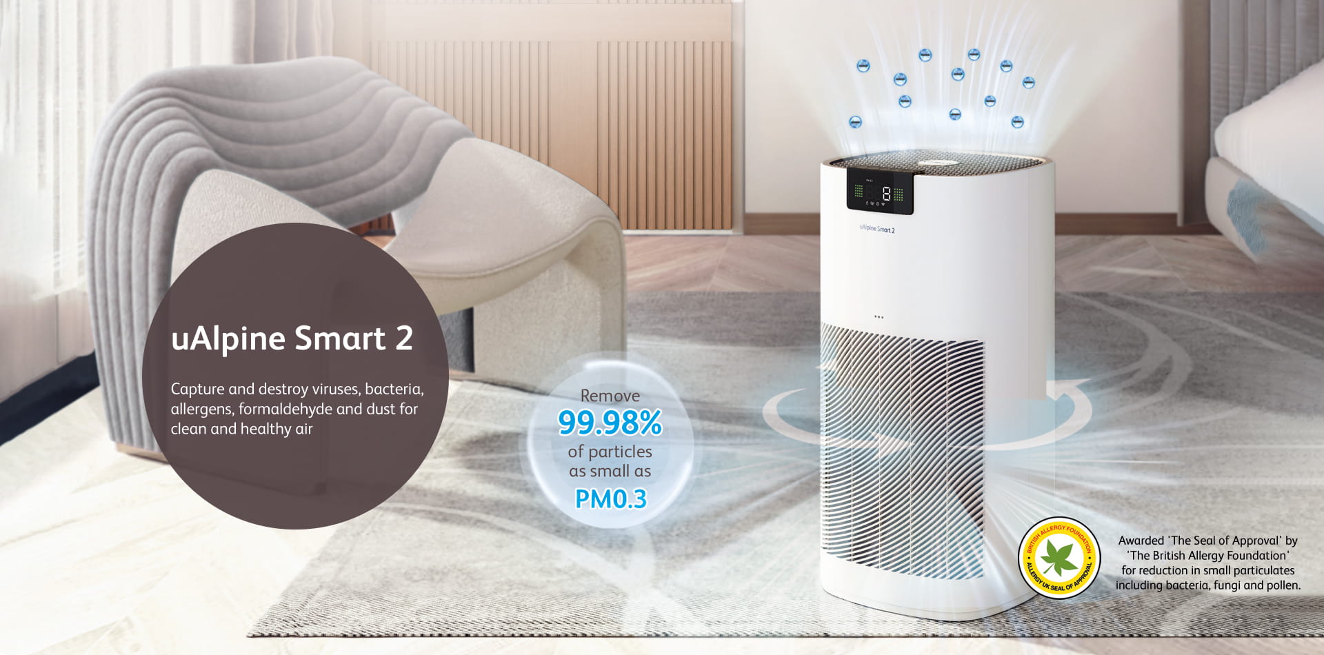 uAlpine Smart 2 Air Purifier | OSIM Malaysia