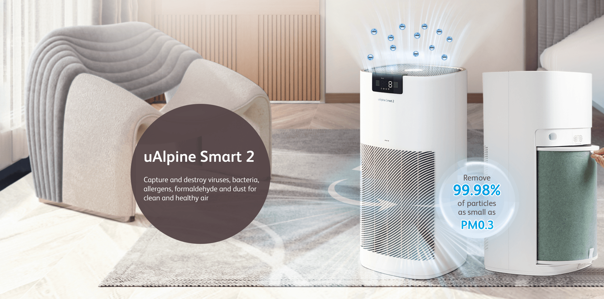 uAlpine Smart 2 Air Purifier | OSIM Malaysia