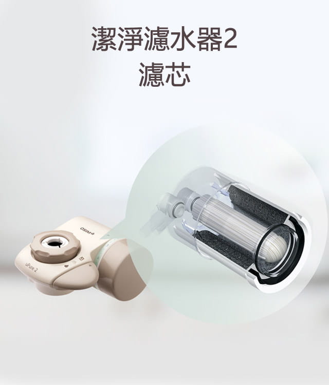 潔淨濾水器2濾芯 uPure 2 Filter Cartridge | 空氣清新機和濾水器 | OSIM HK