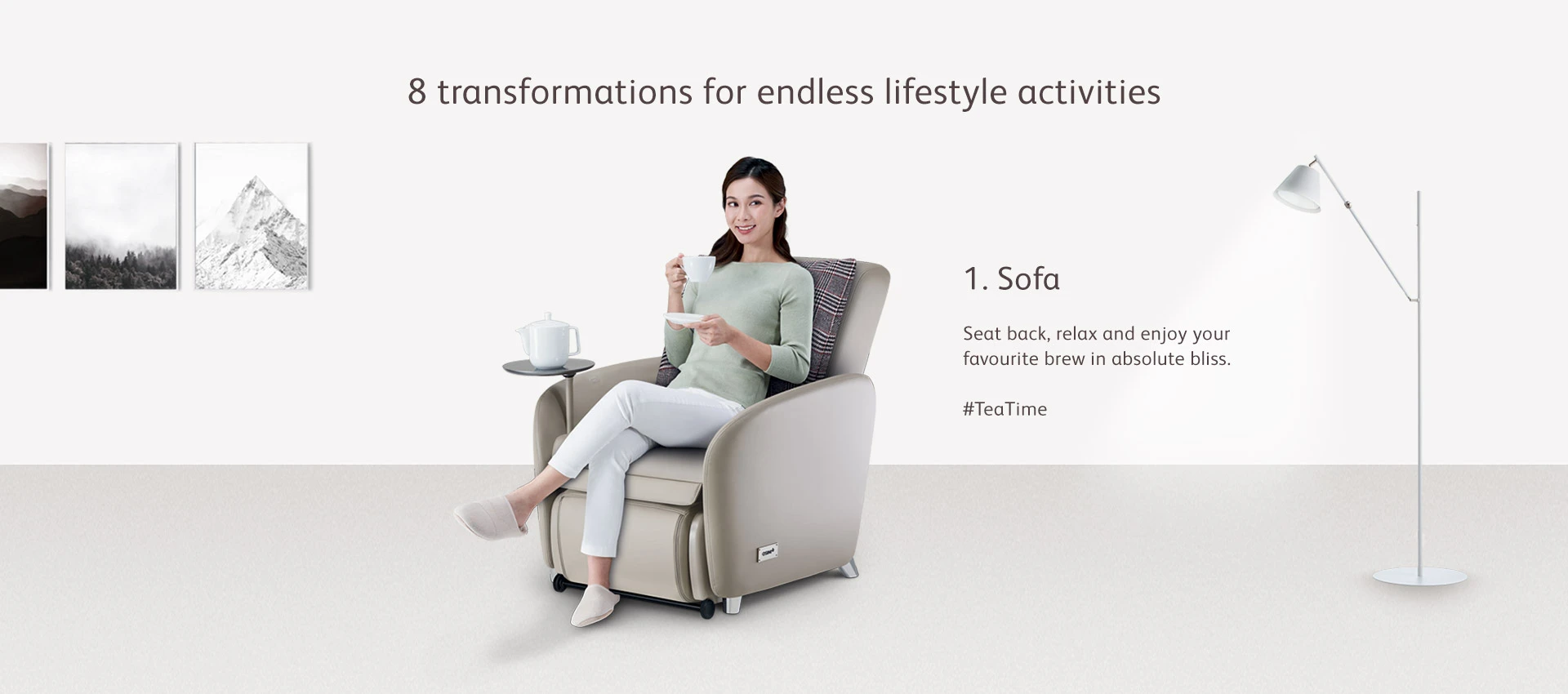 uDiva 3 Massage Sofa | OSIM Malaysia