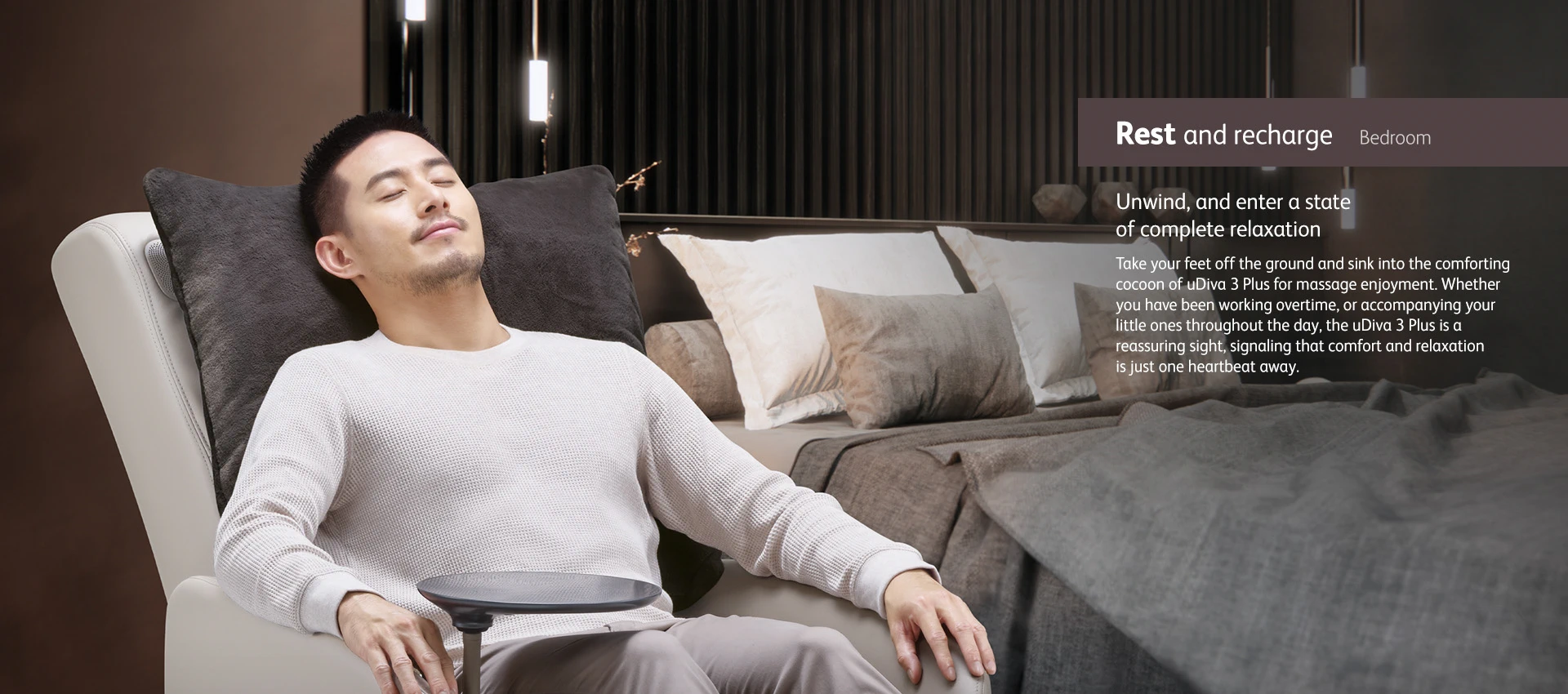 uDiva 3 Plus Massage Sofa