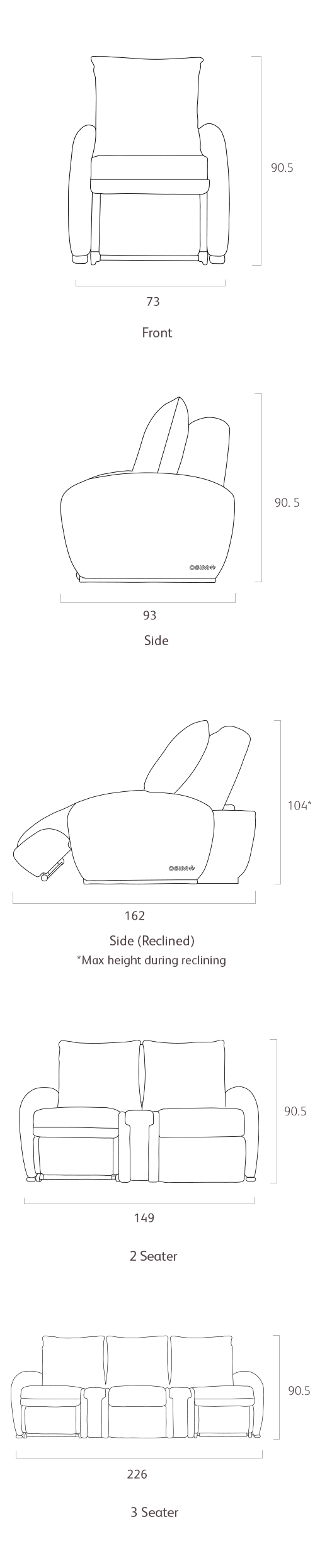 uDiva 3 Plus Massage Sofa | OSIM Thailand