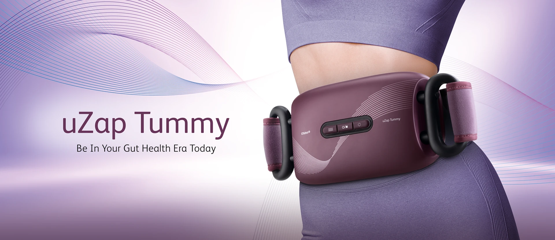 uZap Tummy Vibrating Abdominal Massager | OSIM Malaysia