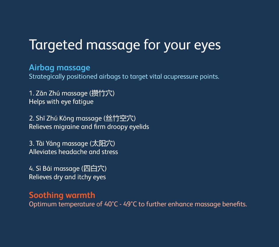 uVision Air Eye Massager | Portable Small Massagers | OSIM HK