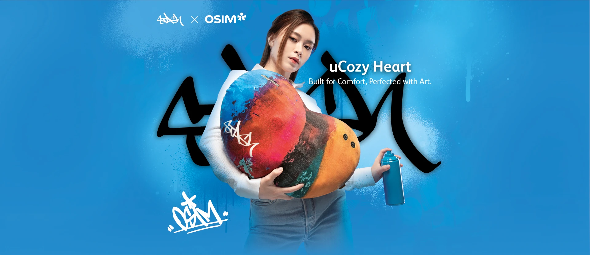 uCozy Heart x STASH | Upper Body Massager | OSIM Malaysia