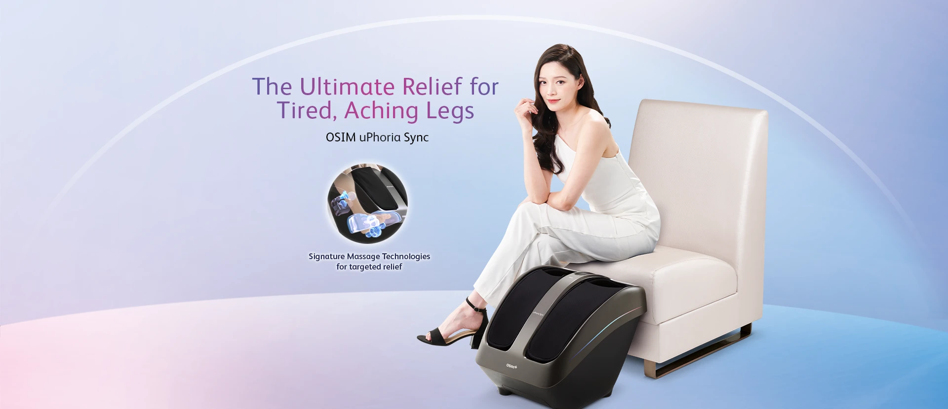uPhoria Sync | Lower Body Massagers | OSIM Singapore