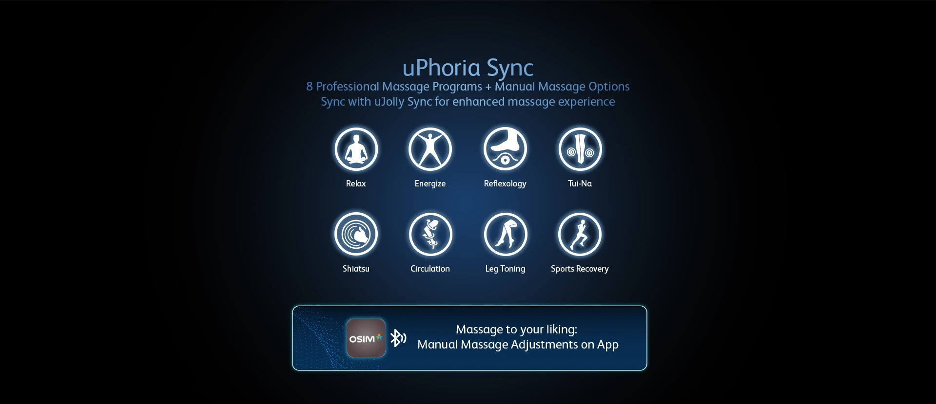 uPhoria Sync | Lower Body Massagers | OSIM Singapore