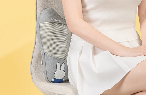 OSIM 紓暖巧摩枕 miffy限量款 - 雙向揉捏，U型人體工學設計