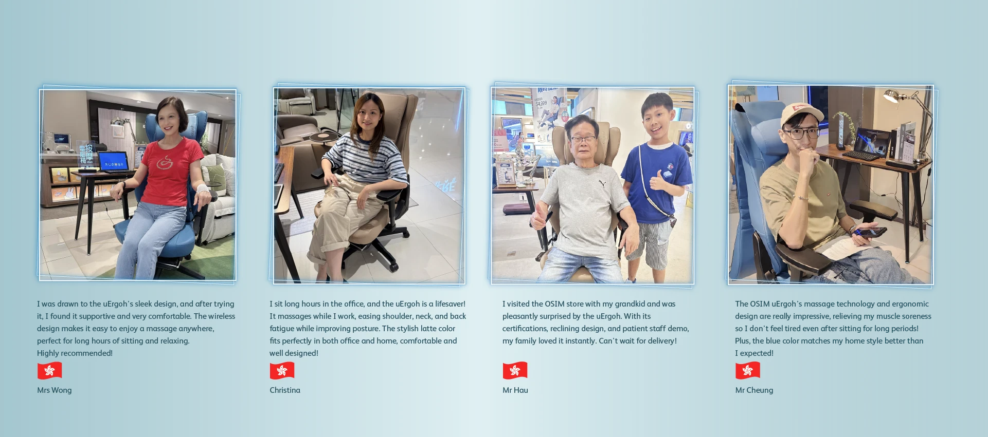 uErgoh | Ergonomic Chair with Massage | OSIM Singapore