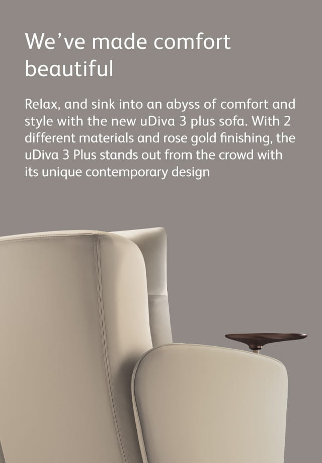 uDiva 3 Plus Massage Sofa